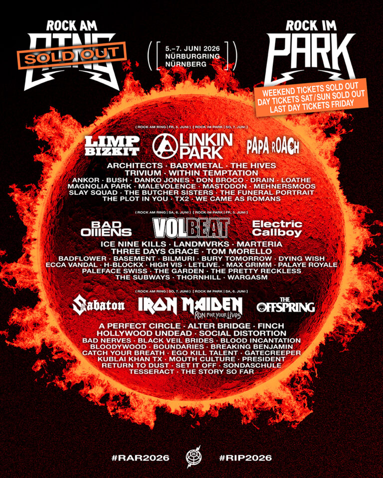 Rock am Ring / Rock im Park 2026 machen Lineup komplett – 54 neue Acts ...
